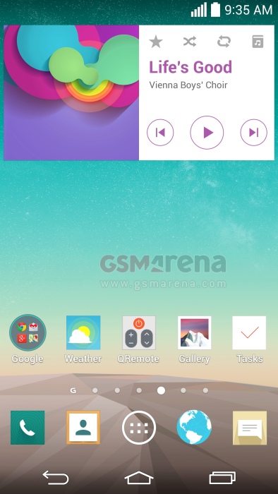 LG G3 homescreen screenshots leaked, confirms Quad HD resolution and ...