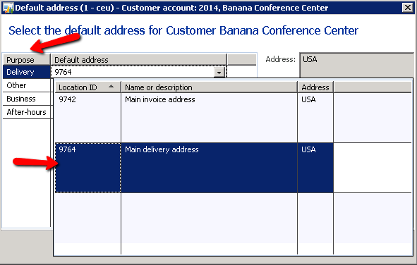 Dynamics AX Adviser: [AX 2012] How to setup default delivery address on ...