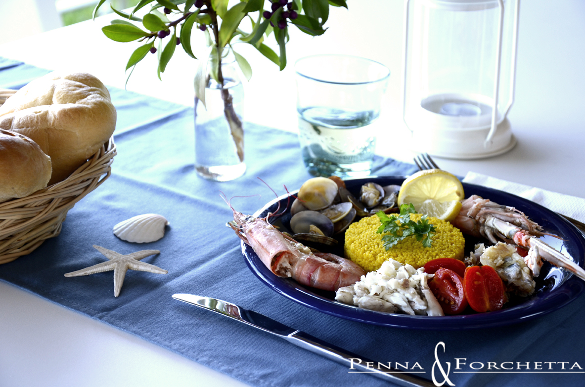 Penna e forchetta: Cous cous di pesce - Cous cous with fish