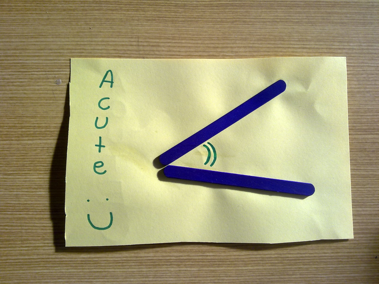 Jellybeans and Other Tangents: Paddlepop Stick Angles