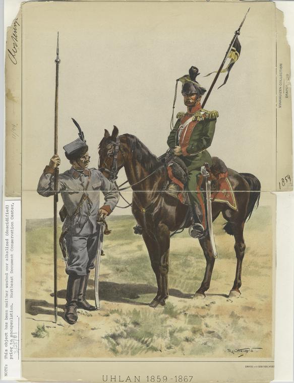 Ed M's Wargames Meanderings : 1866 AUSTRIAN UHLANS