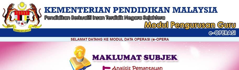 Pautan / Link Pantas ke Sistem eOperasi KPM 2019