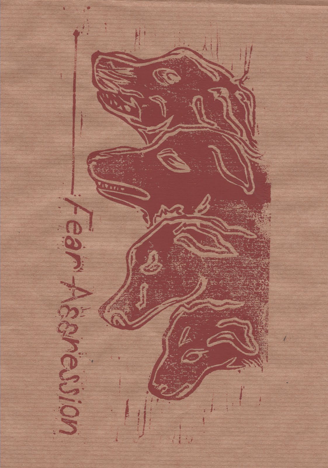 Alison Limentani Illustration: Lino Print Dog Aggression Ethogram