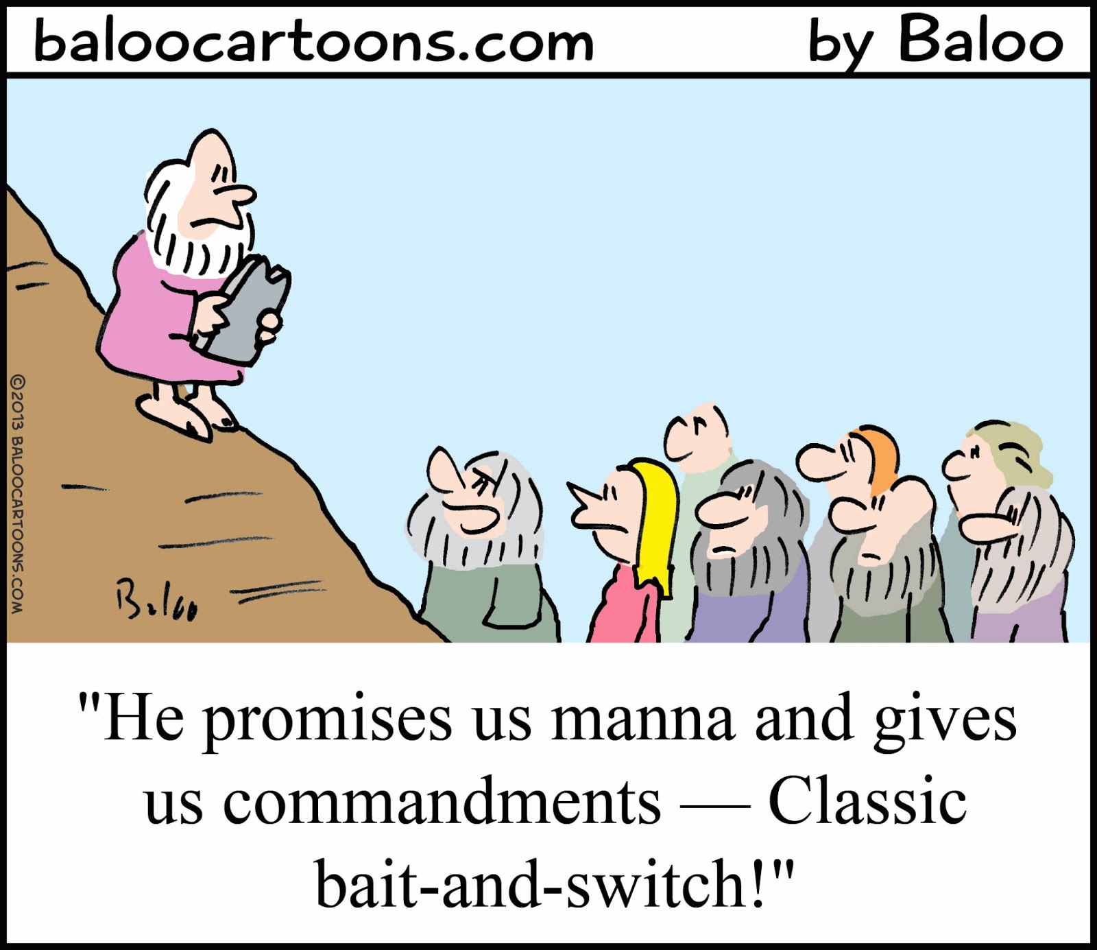 BALOO'S CARTOON BLOG: Ten Commandments cartoon