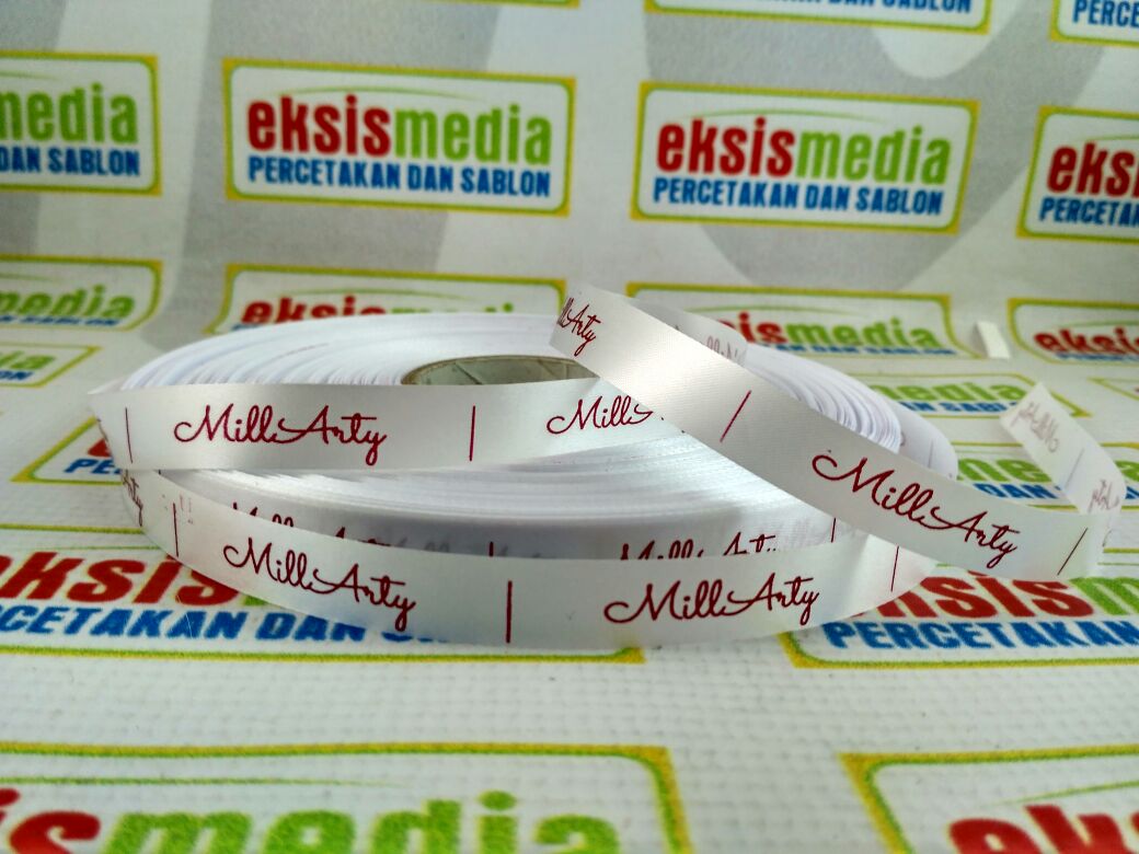 Label Pita Sablon di Magelang ~ Cetak Sablon Murah