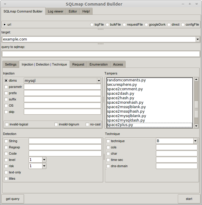 SQLmap GUI SQL Injection Tool | GEEKS TECHNOLOGY PARK
