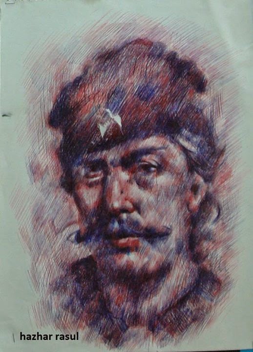 kurdistanart: Art work Drawing by Kurdish Painter ~ Hazhar Rasul born ...