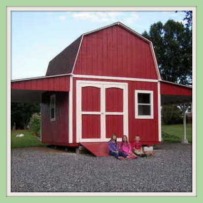 Wit's End Farm: The Little Red Barn