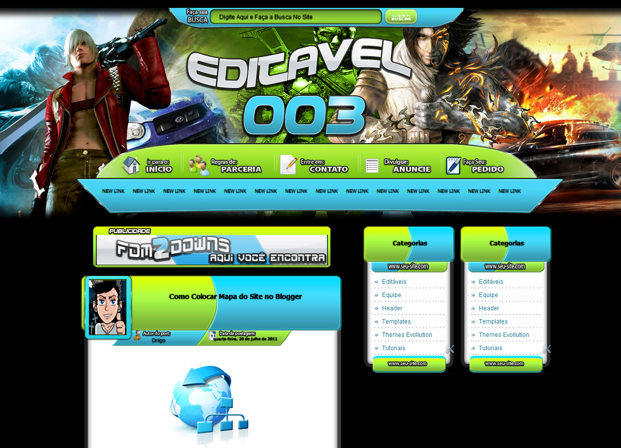 Templates: Template Editavel Gratis Com As Imagens