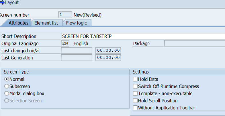 SAP TECH: Tab Strip