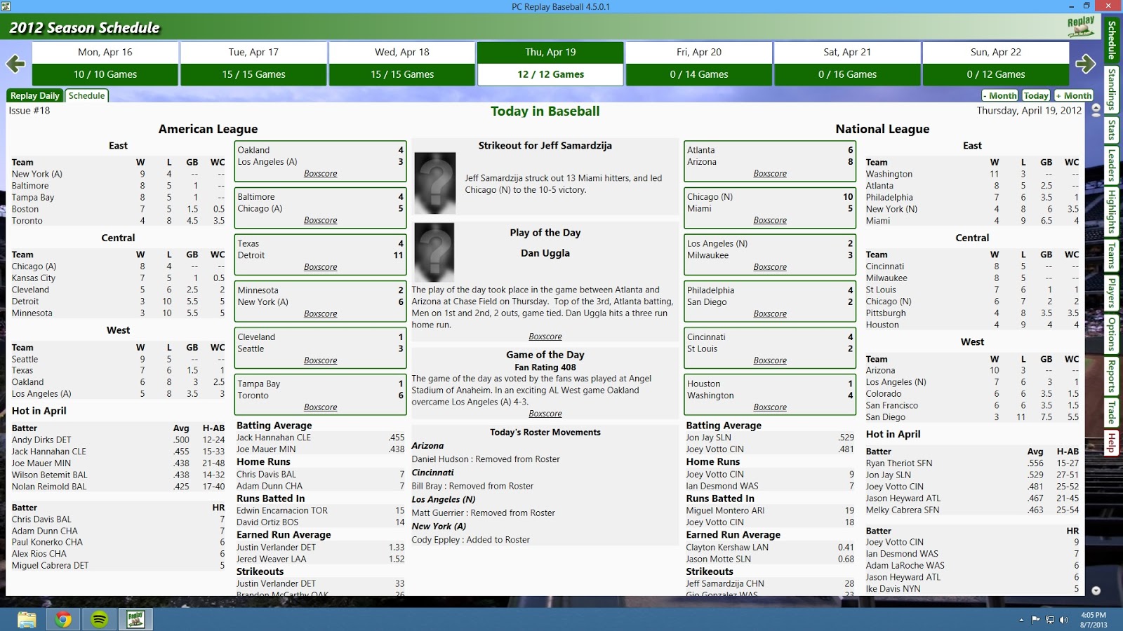 Sports Games Reviewed: PC Replay Baseball Review Part 2