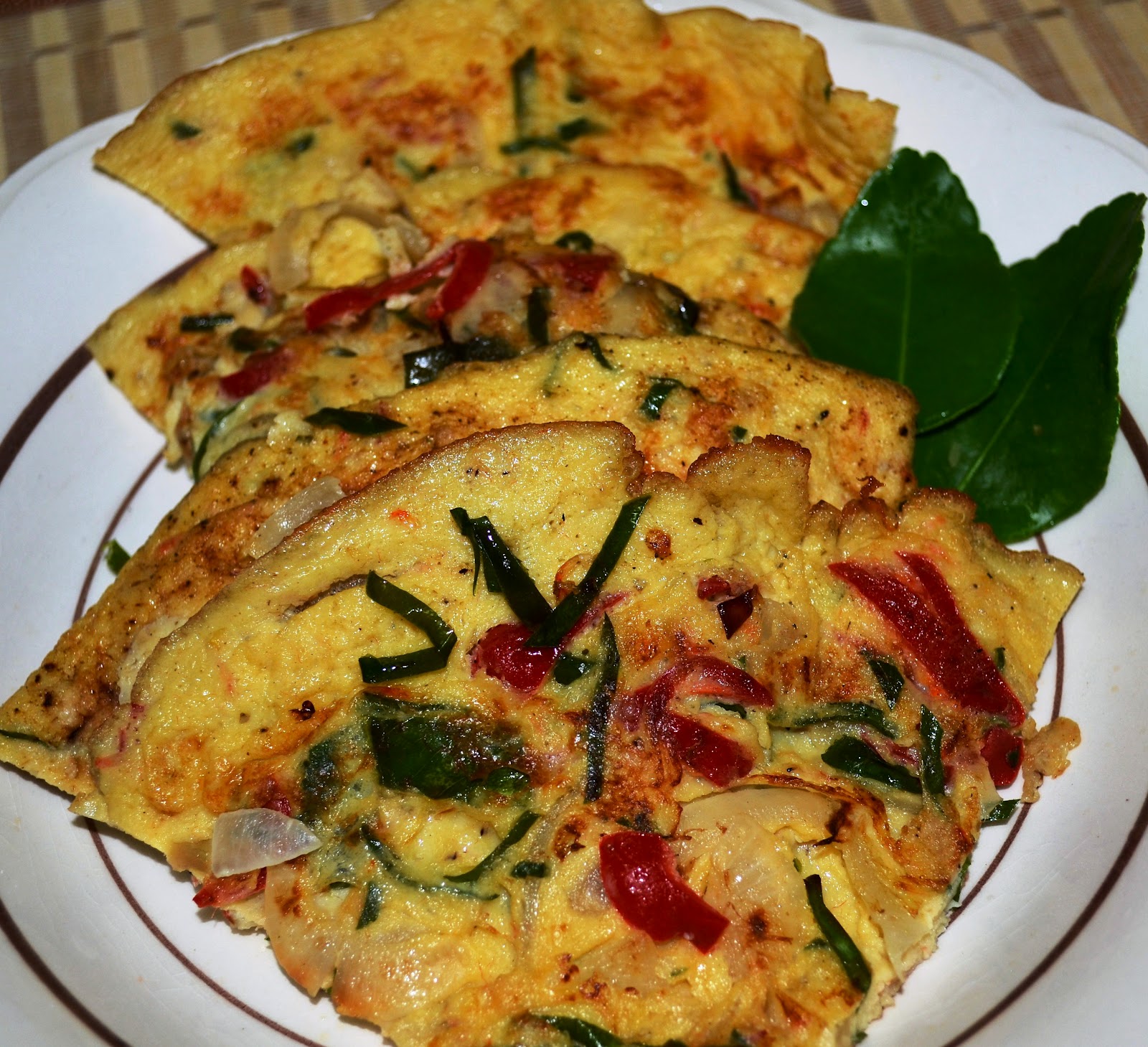 Food@Home Sweet Home: Nyonya Cincalok Omelet (Hay Ya Kay Nui) 虾酱煎蛋