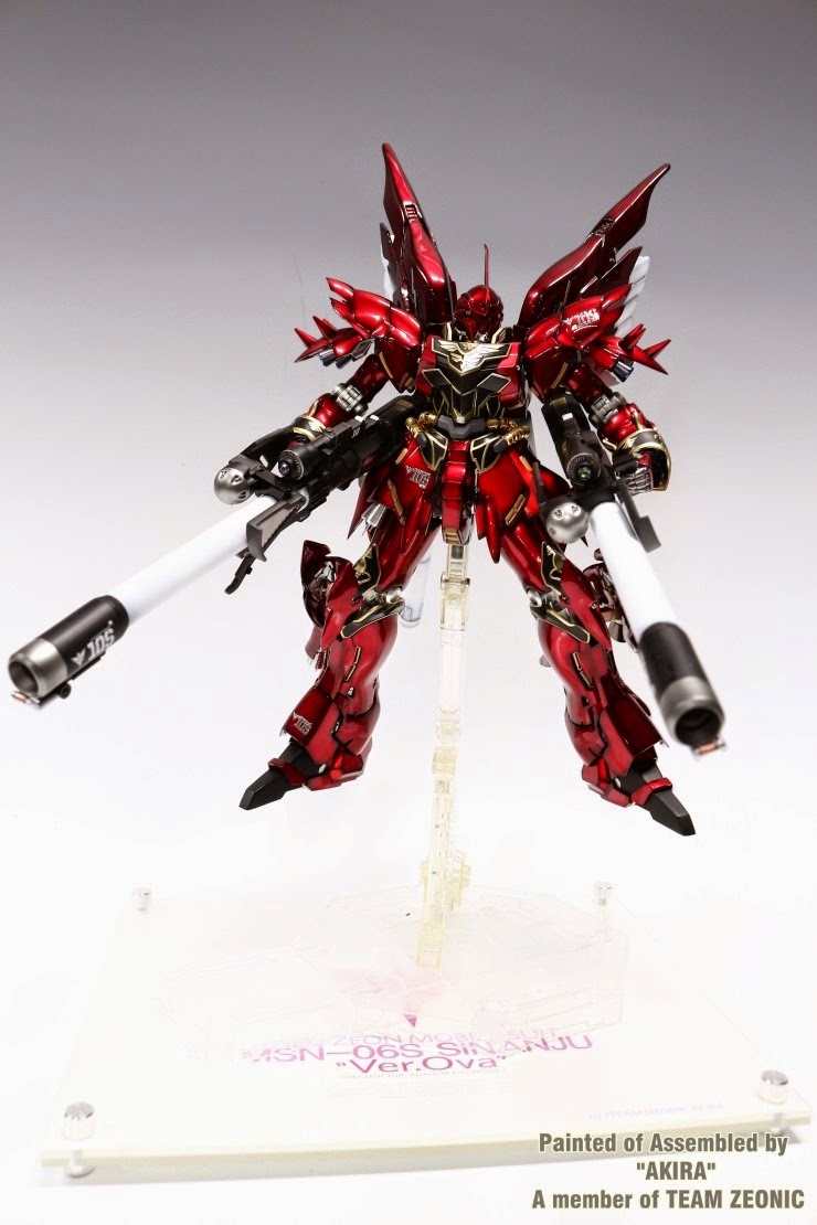 Custom Build: MG 1/100 MSN-06S Sinanju OVA ver. Neo Grade Conversion ...