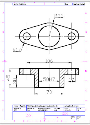 techdrawing: DRAWING BRAKET