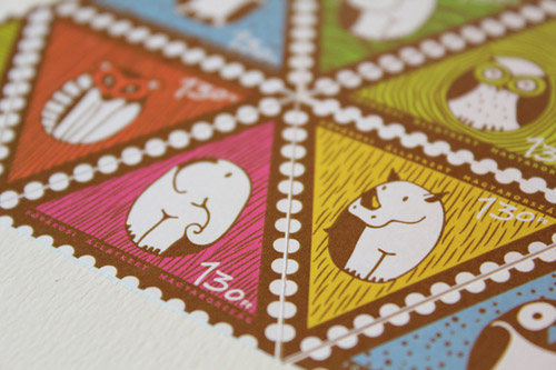 My Owl Barn: Animal Stamps for Budafest Zoo