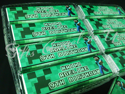 Gifts Comel 4 U: Ordered by Sya : "Minecraft's Theme" Party Pack