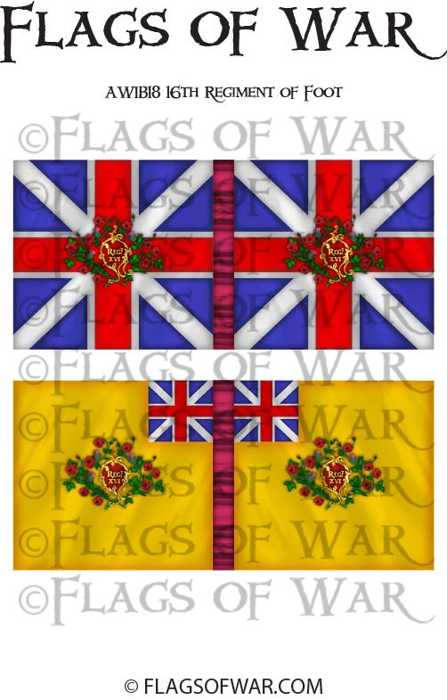 Flags of War: 28mm New and Refreshed AWI British Flags