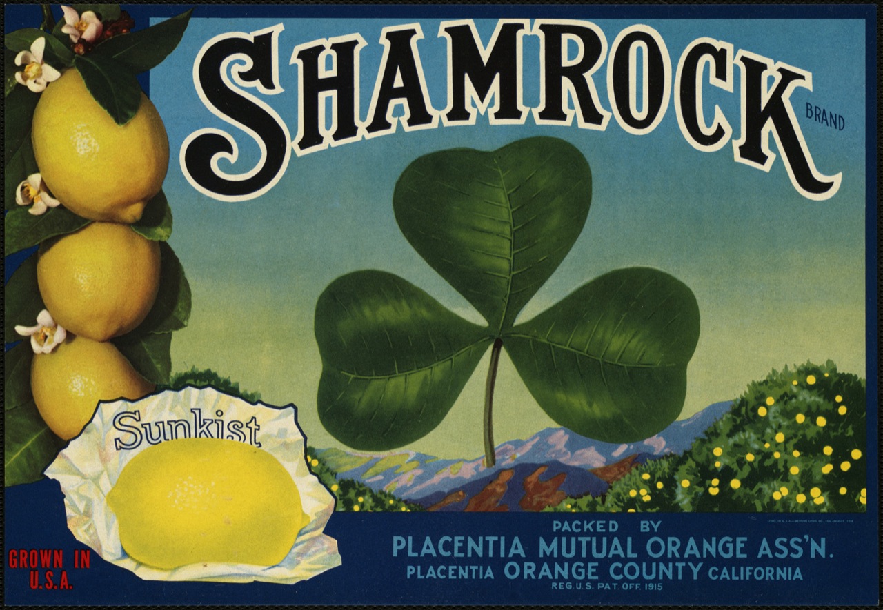 Sweetly Scrapped: *FREE* Vintage Shamrock Ads
