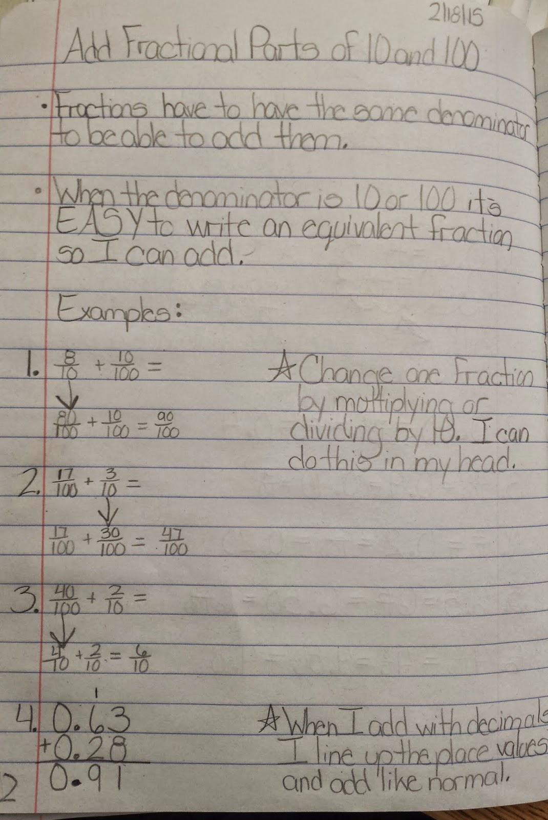 Mrs. Lynch & Mrs. Rodriguez: Chapter 9 Math Notes