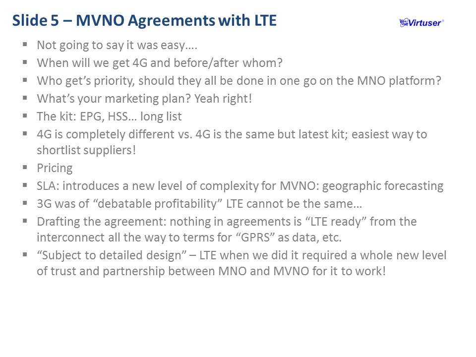 Mobile Virtual Network Operator - MVNO: MVNO Conference 2013 Rome LTE ...