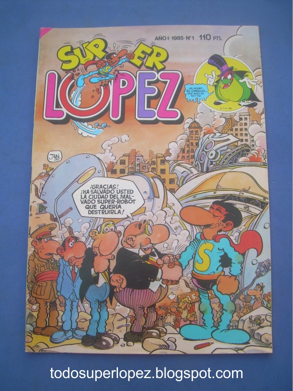 TODO SUPERLOPEZ: Revista Super Lopez nº 1. 1985