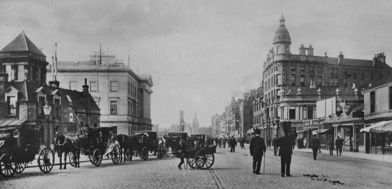 Tour Scotland: Old Photograph Dock Street Dundee Scotland