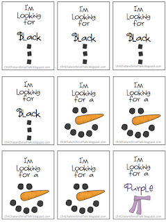 Chit Chat and Small Talk: Snowman Slam! Game