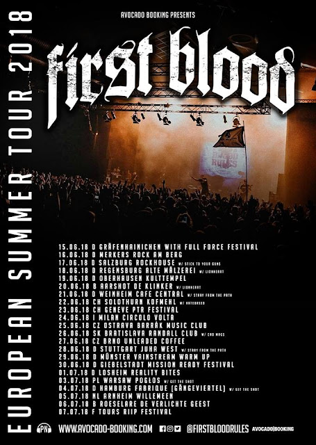 First Blood confirms summer tour - UNRAVELED