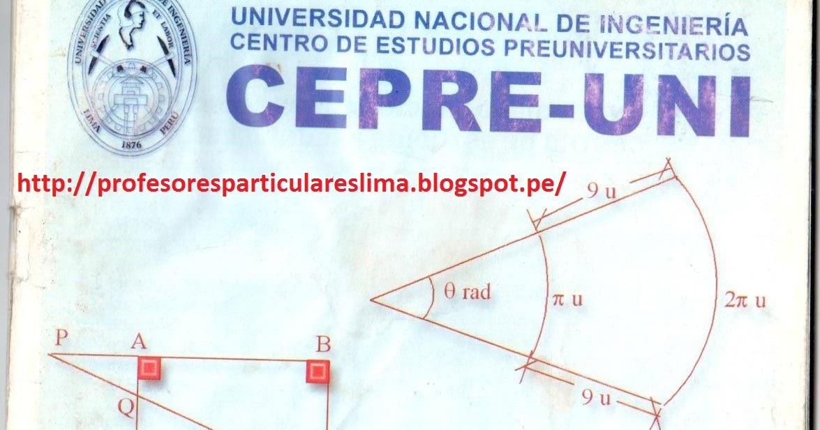 BOLETÍN DEL CEPRE UNI EN PDF PARA DESCARGAR GRATIS ~ PROFESORES ...