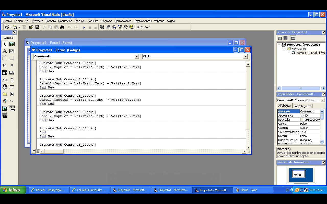 Calculadora Básica - Visual Basic: Calculadora Basica