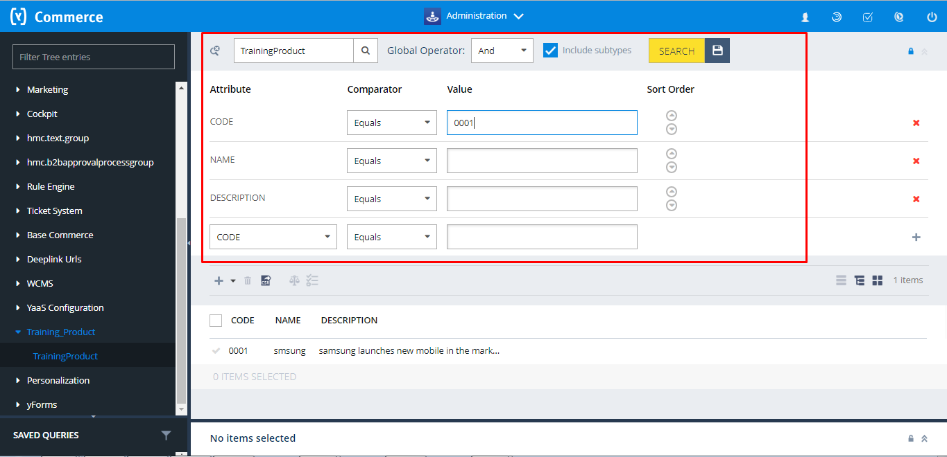 Hybris Tutorial Backoffice