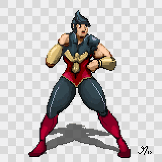 Art Jams: Wonder Woman: Battle Sprite (w/ Process!)