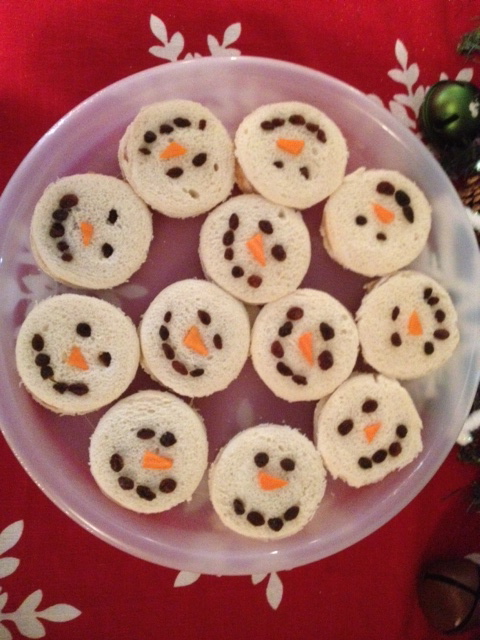 Life's a Bowl of Cherries: Snowman Snacks