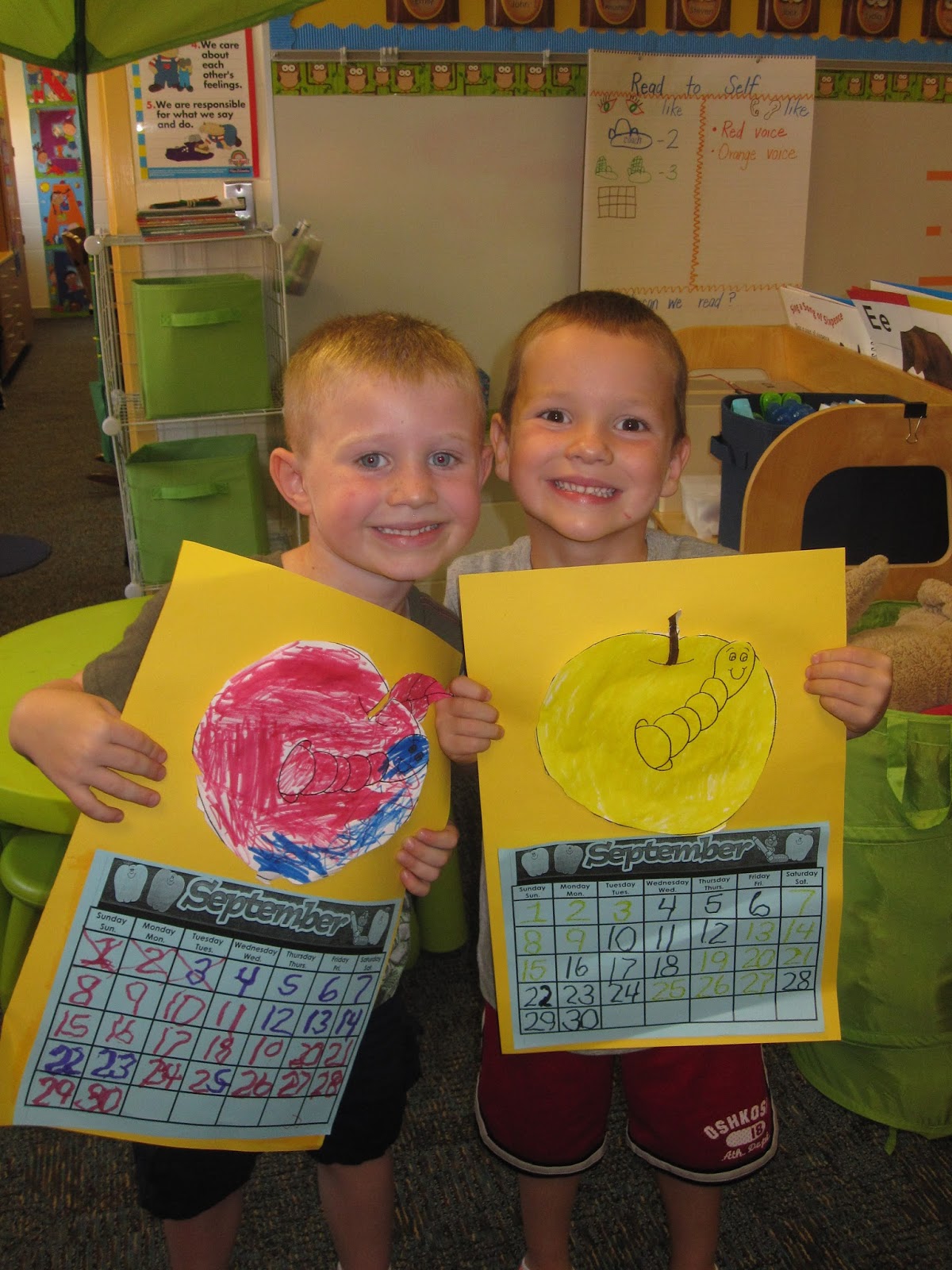 Ms. Conlee's Kindergarten Class : September calendars!