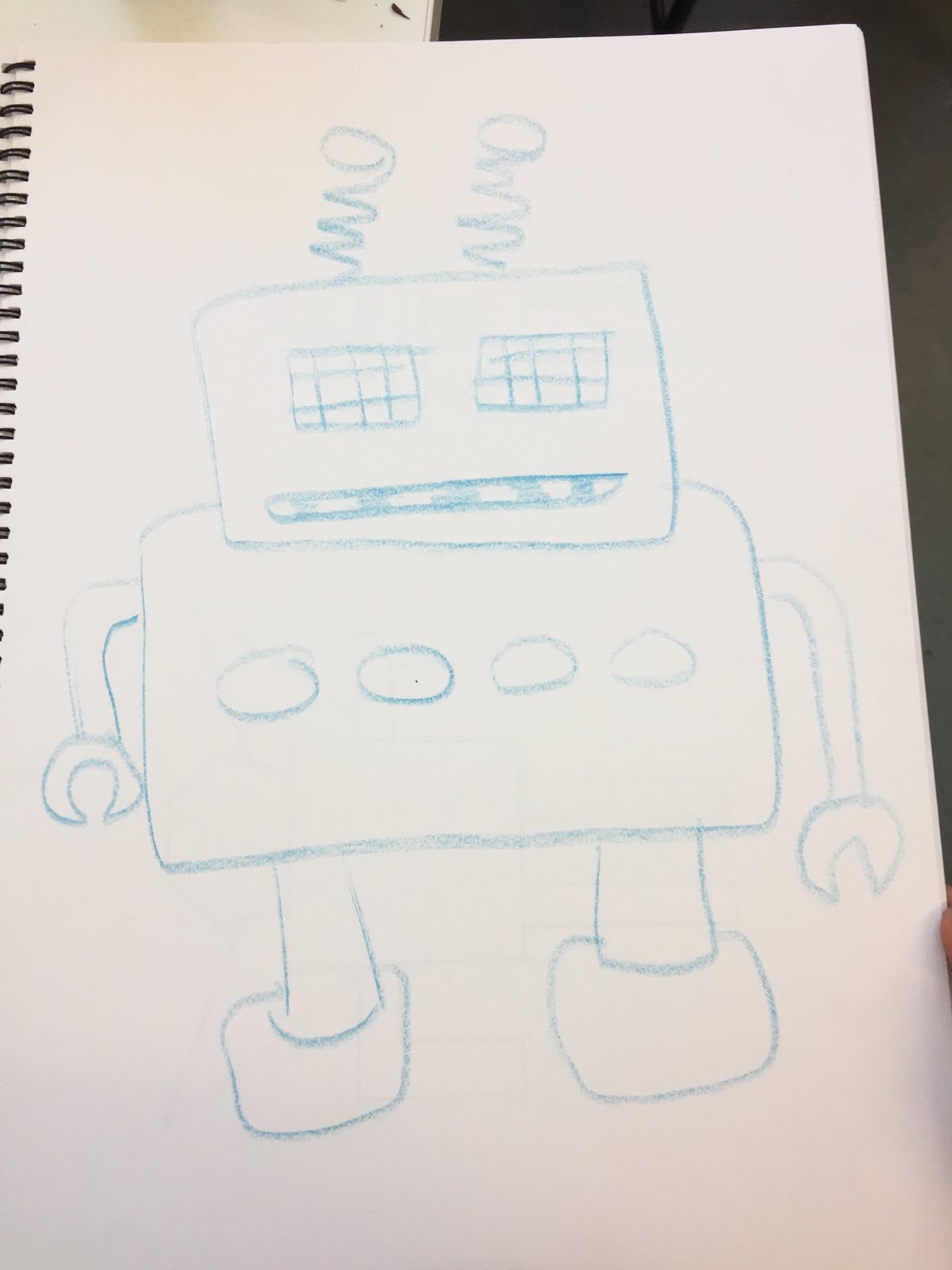 Studio Practice: Line: Robot Drawings