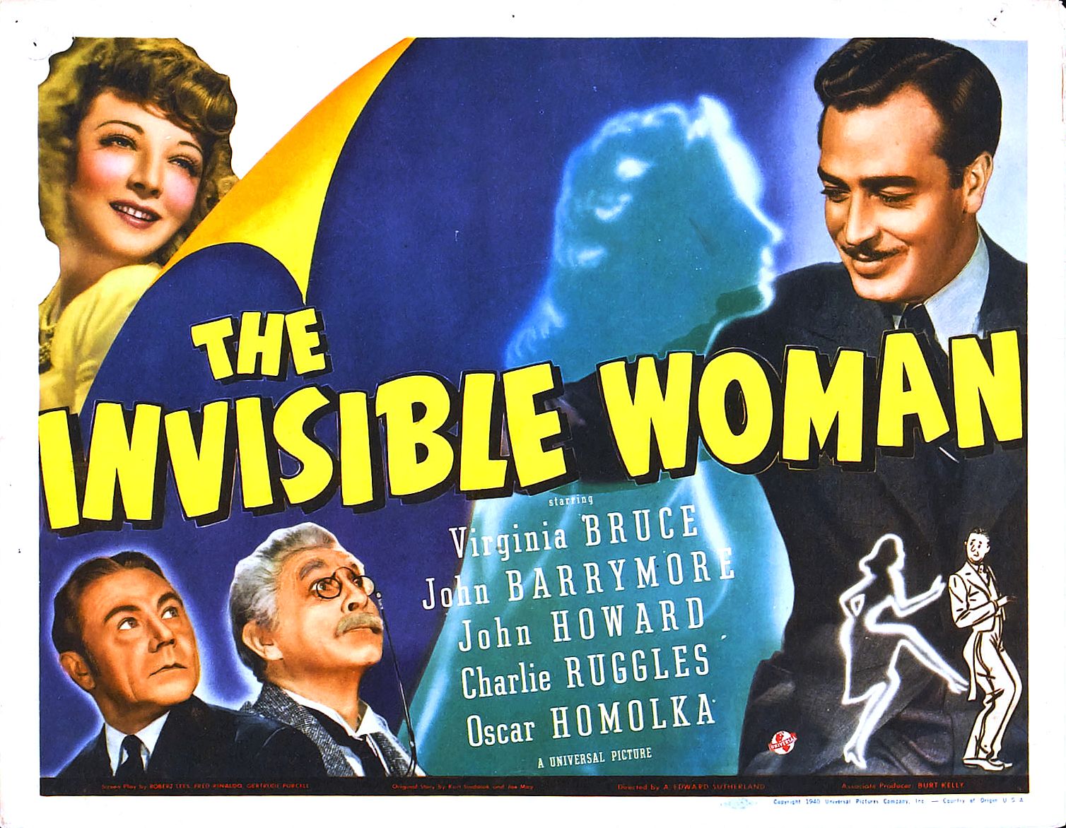 The History of Horror Cinema: THE INVISIBLE WOMAN (1940) / INVISIBLE ...