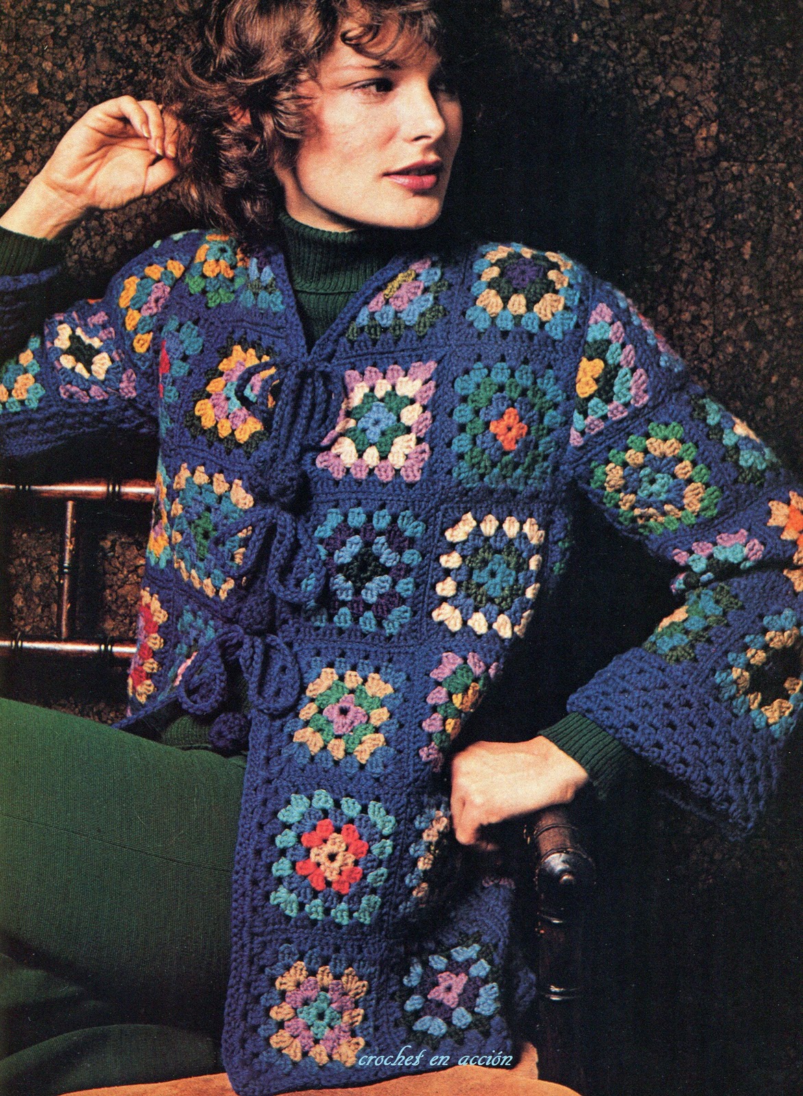 Crochet En Acción: Grannies retro fashion