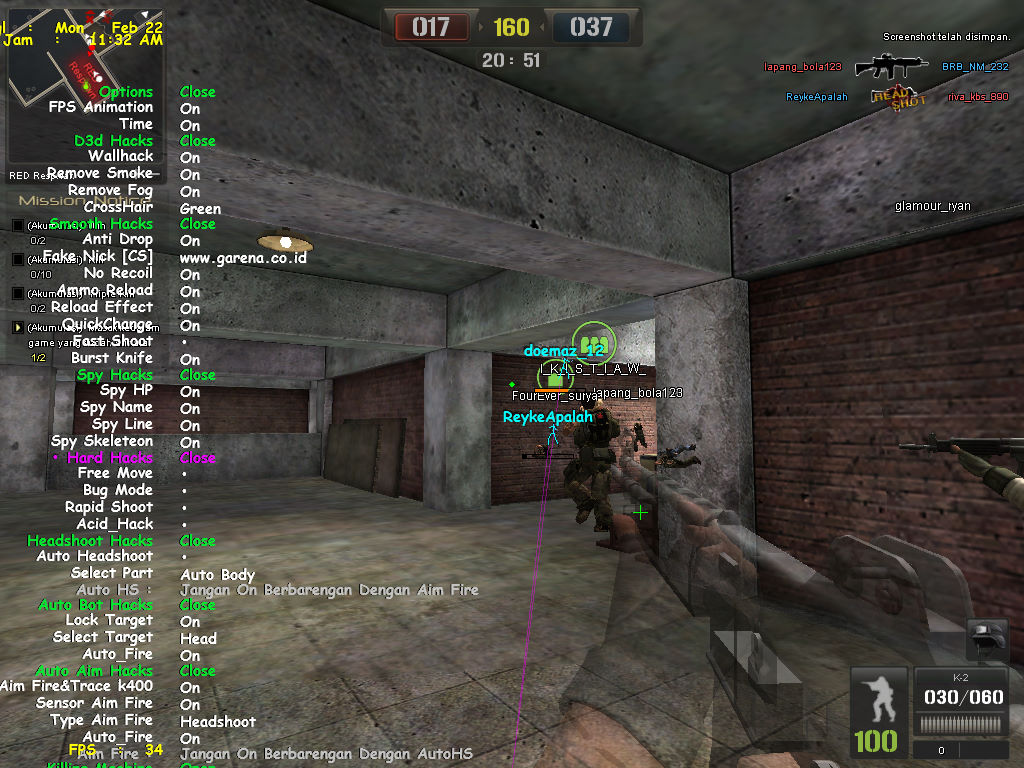 VIP Hack Point Blank - MetroCheat_PBO