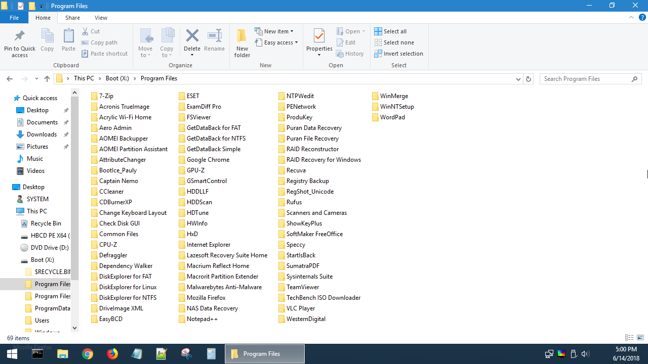 Hiren’s BootCD PE x64 v1.0.1, CD de Utilidades Para Diagnosticar y ...