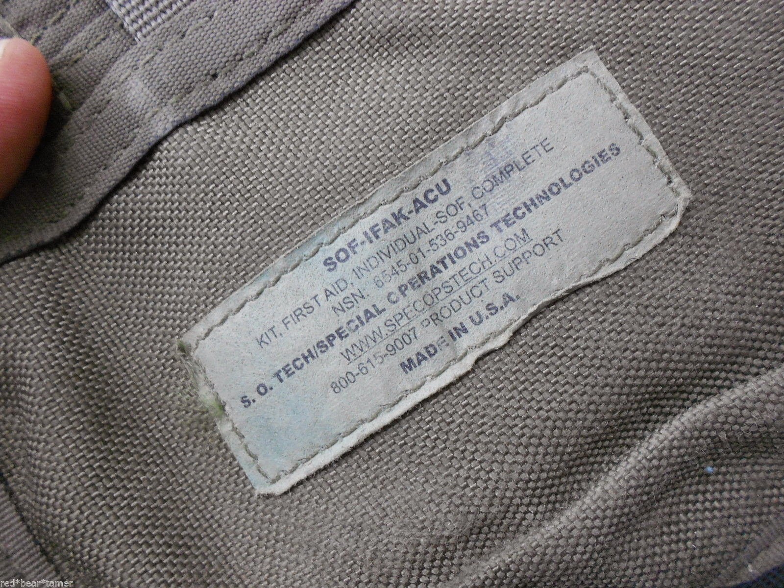 Webbingbabel: SOF Individual First Aid Kit SOF-IFAK