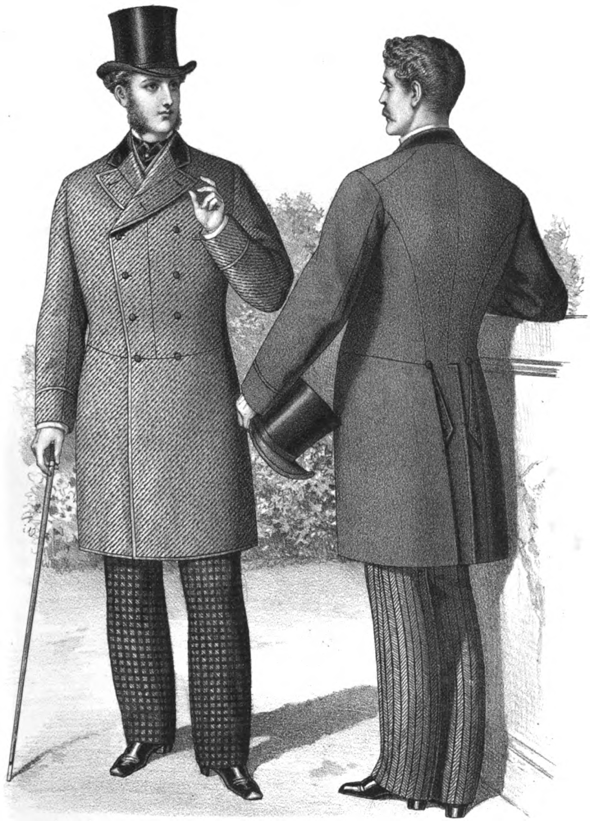 19th Century Historical Tidbits: 1872 Men's Fashions