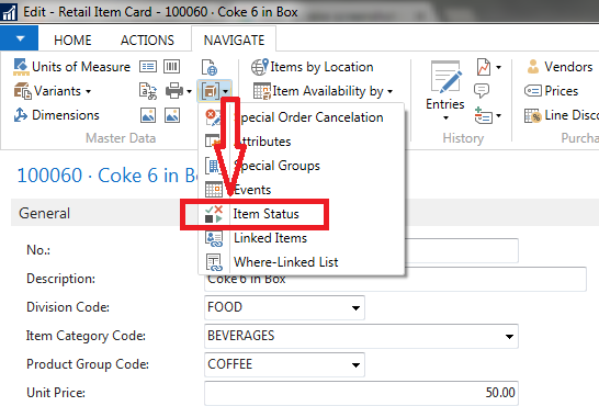 Sameer Virmani-NAV/BC LS Retail: Item Status - Microsoft Dynamics ...