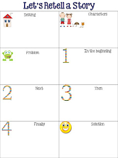 Freebielicious: Retelling Chart