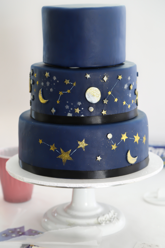 Celestial Sweet Sixteen Cake | Sprinkle Bakes