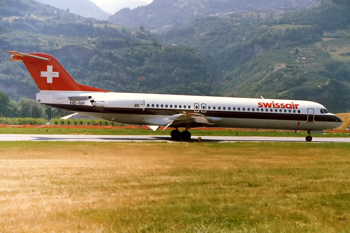 Cool Jet Airlines: Fokker 100 swiss