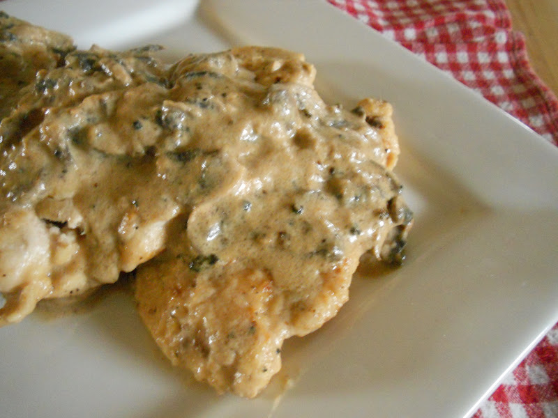 Chicken Cutlets in a Mushroom Cream Sauce | Ally's Sweet & Savory Eats