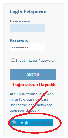 Cara Lapor BOS Online Menggunakan Username dan Pasword Login DAPODIK ...