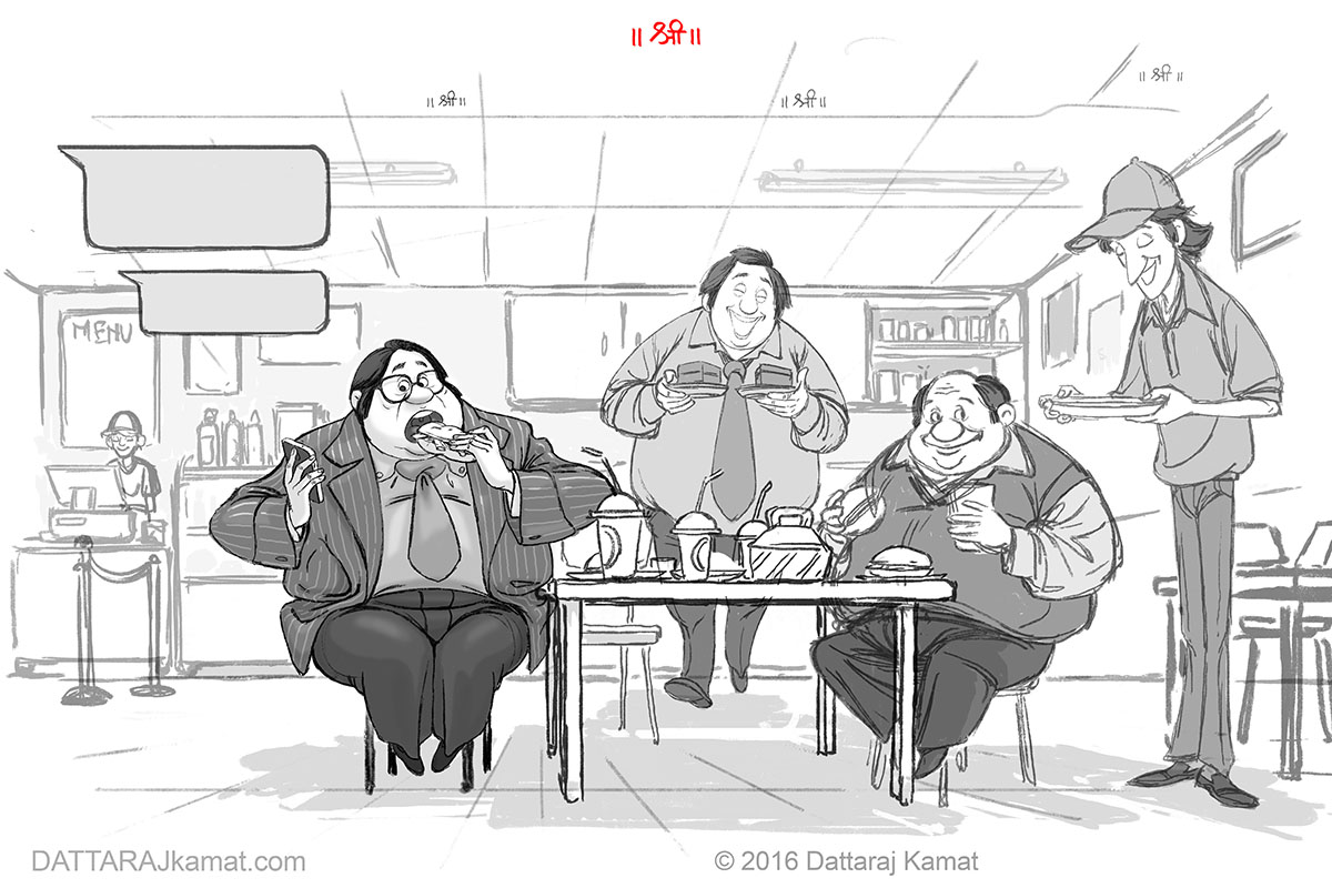 DATTARAJ KAMAT Animation art