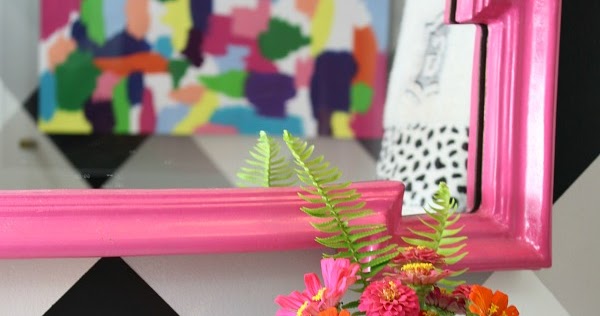 DIY ABSTRACT ARTWORK- COLOR SPLASH DECOR BLOG HOP | Dimples and Tangles