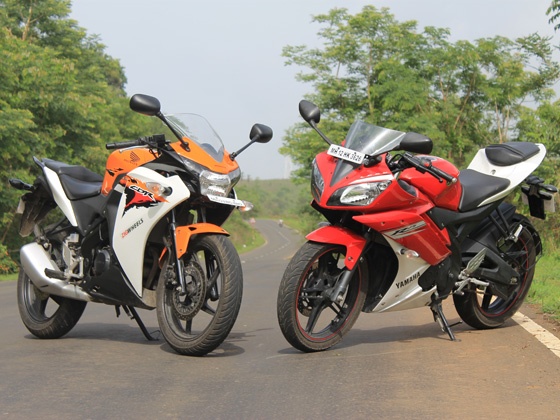 Honda CBR 150R vs Yamaha YZF R15